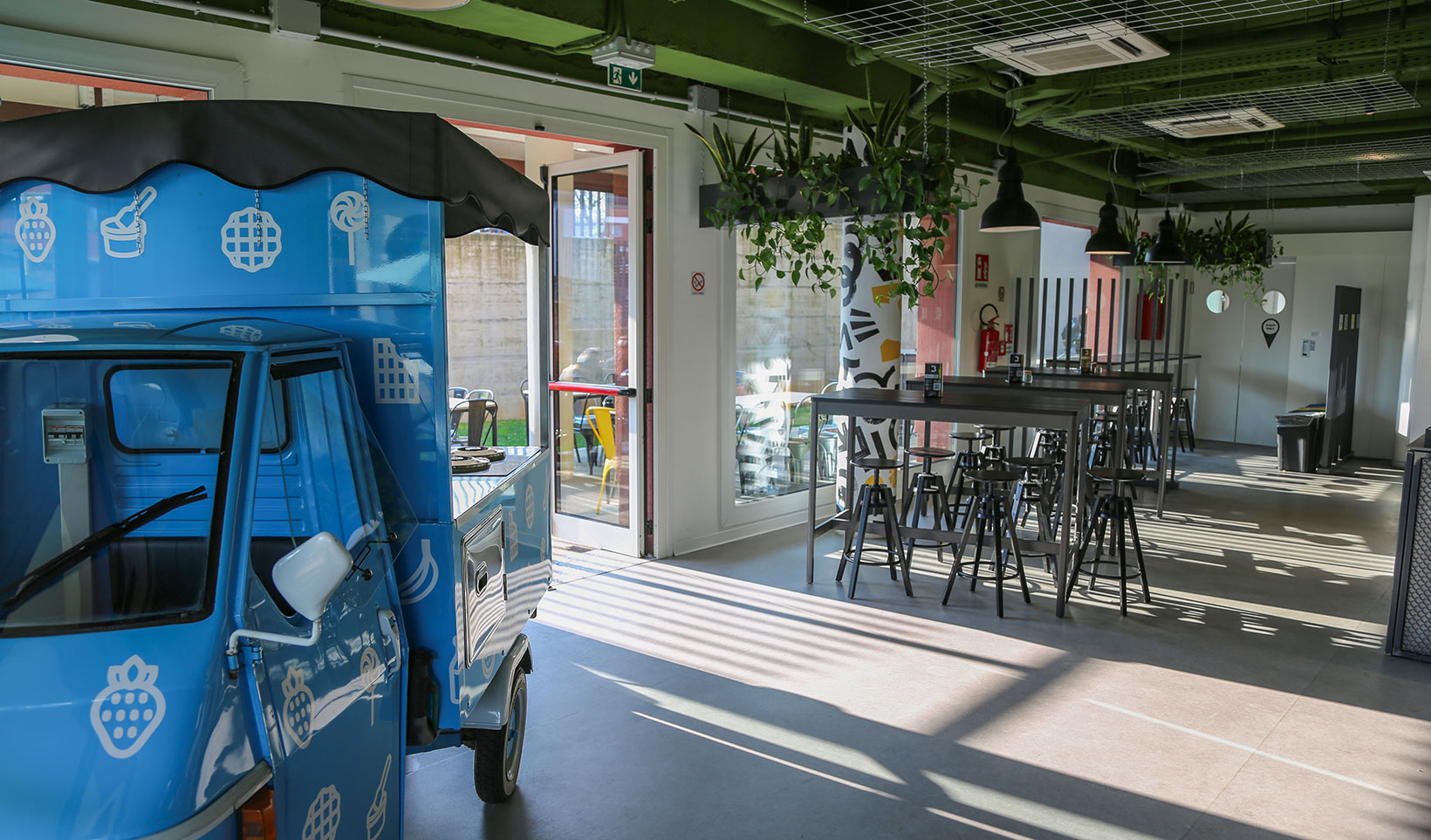 RCF Business Music Integrates Design and Acoustics at Lecco Hostel