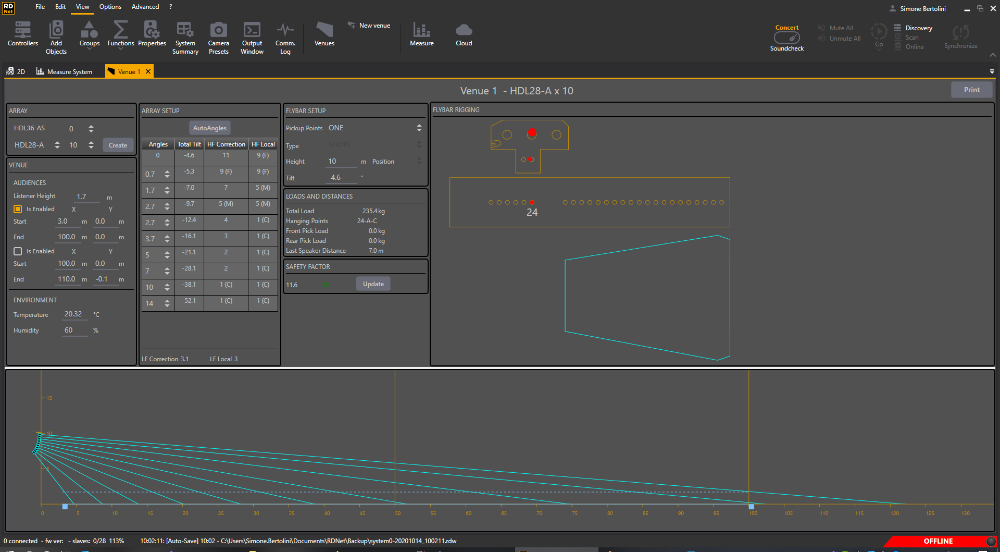 RDNET RCF SOUND SYSTEMS MANAGEMENT AND CONTROL SOFTWARE - RCF